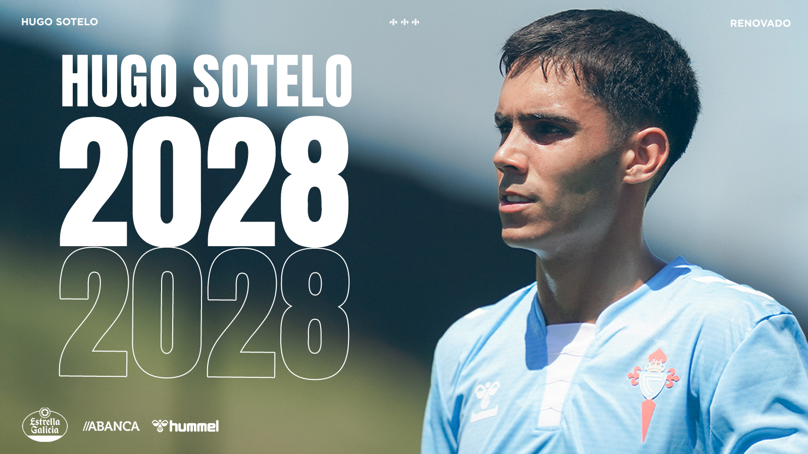 Hugo Sotelo, celeste hasta 2028 | Celta