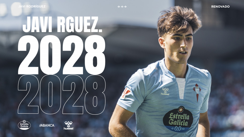 Javi Rodríguez renueva con el club de su vida hasta 2028 | Celta