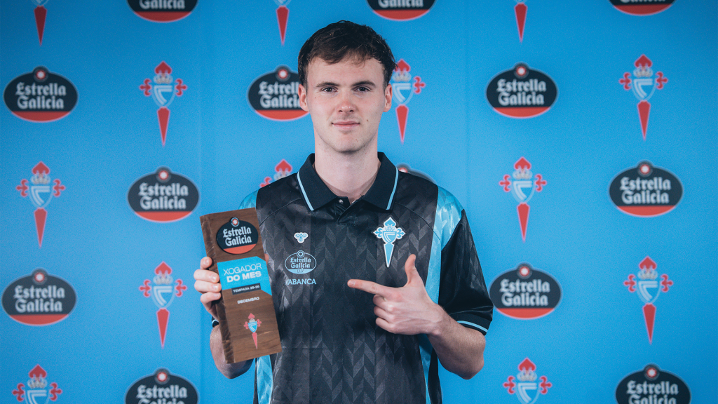 Williot Swedberg, Estrella Galicia MVP of the month of December | Celta