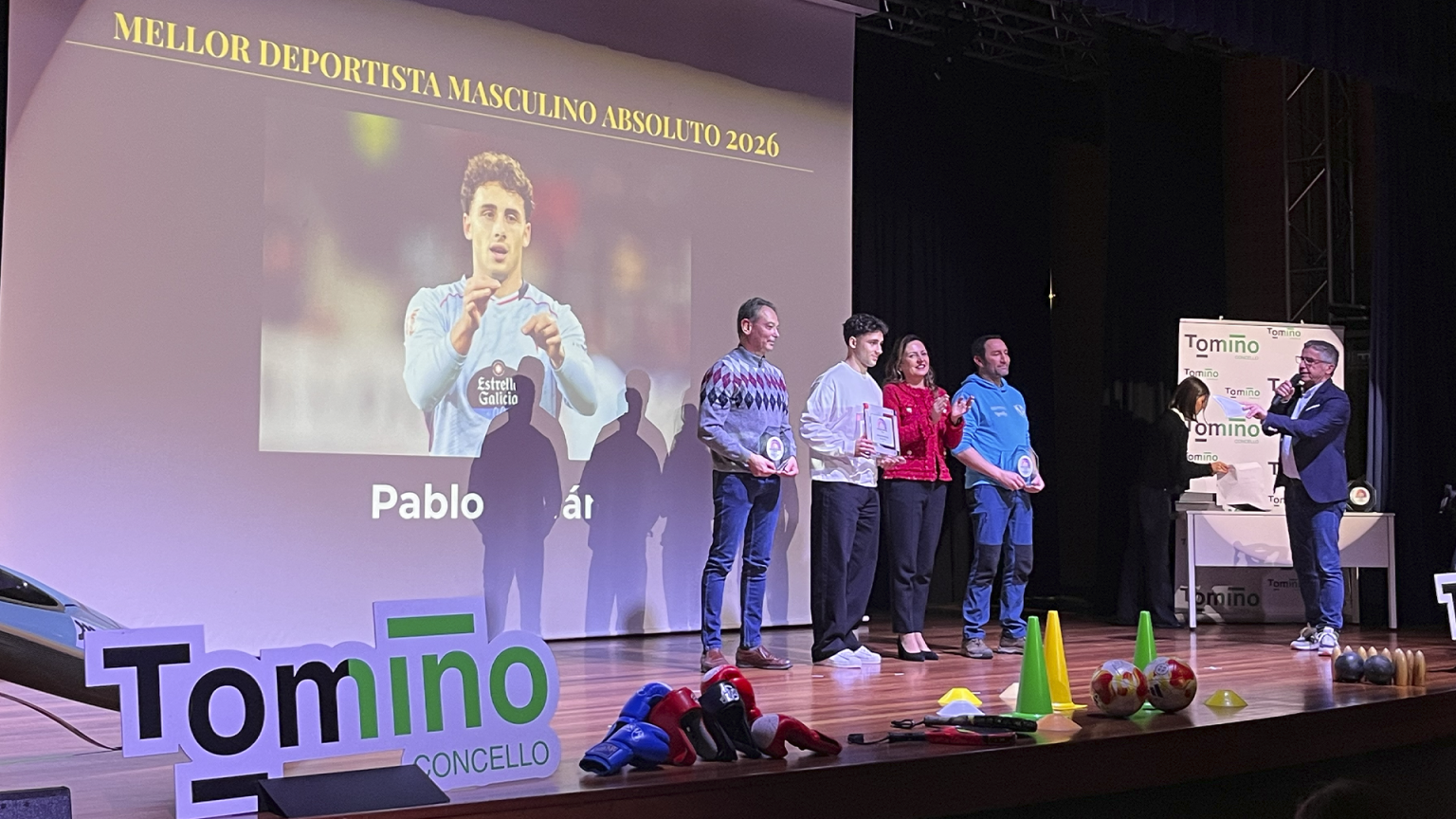 Pablo Durán, reconocido como Mejor Deportista de Tomiño en 2025 | Celta
